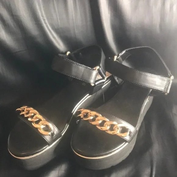 Guess | Shoes | Guess Chain Platform Sandals | Poshmark